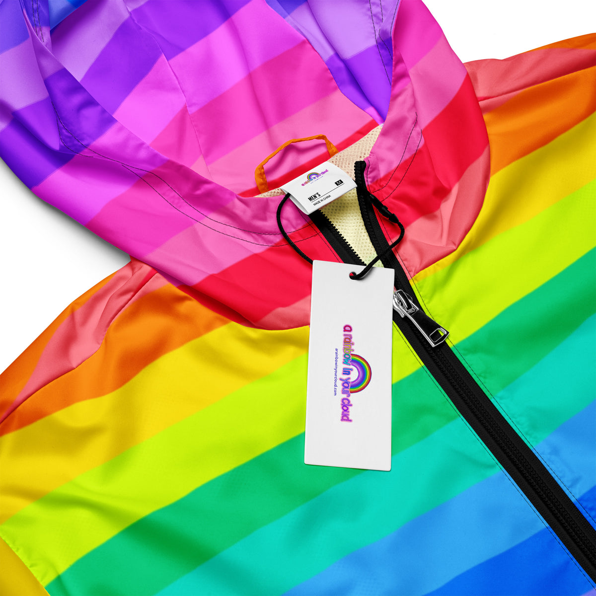 Happy Rainbow Windbreaker – a rainbow in your cloud